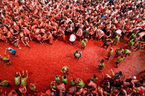 La Tomatina Celebrates 80 Years Of Tomato Fuelled Chaos At Fruit