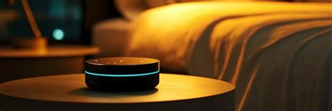 Smart Home Device Featuring Voice Recognition Premium AI Generated Image