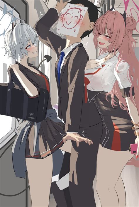 Sensei Aronas Sensei Doodle Kirara And Erika Blue Archive Drawn By Silverbulletecc128