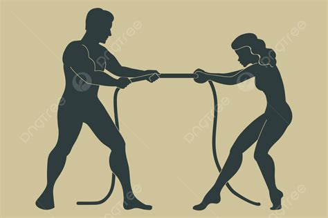 Man And Woman Argument Married Illustration Vector Argument Married Illustration PNG And