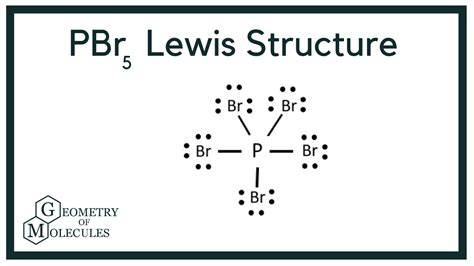 Draw The Lewis Structure For The Phosphorus Pentabromide Molecule Drawing Word Searches