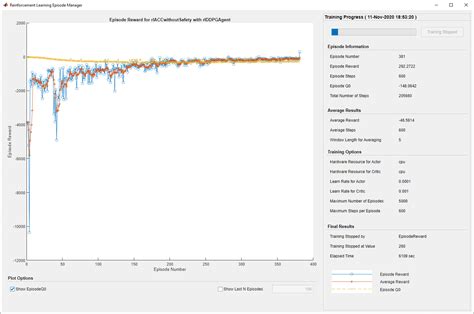 train rl agent for adaptive cruise control with constraint enforcement matlab and simulink
