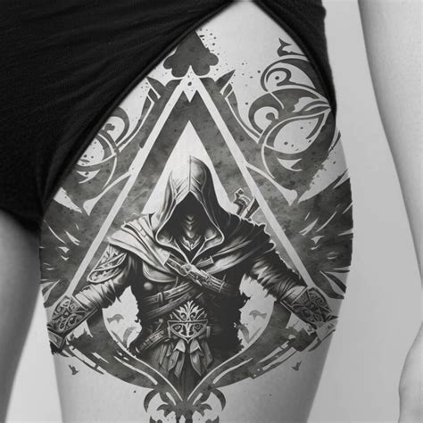 Assassins Creed Tattoo Design Download High Resolution Digital Art Png