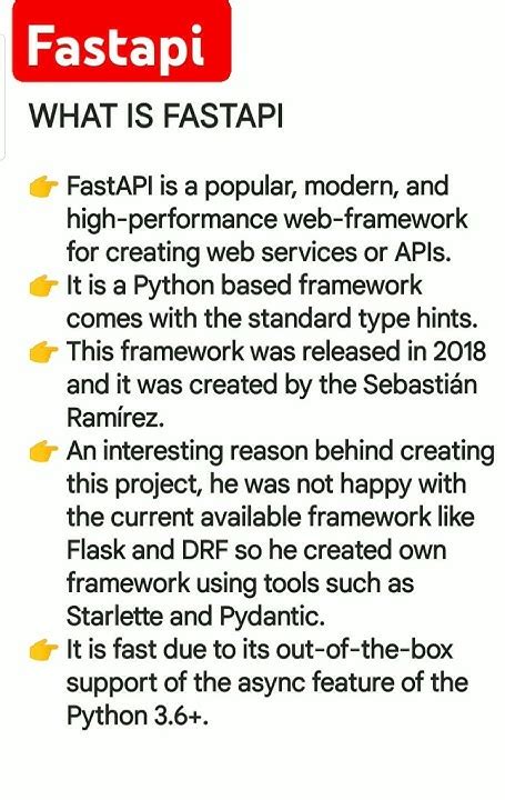 What Is Fastapi Youtubeshorts Ytshorts Shortvideo Shorts Short
