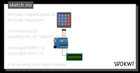 Menampilkan Nama Dan Nim Di Calculator Wokwi Wokwi ESP32 STM32