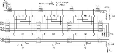 Distributed Select Circuit Schematic Download Scientific Diagram