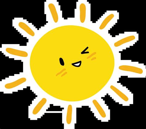 免扣透明素材 卡通太阳图片png素材 花瓣网