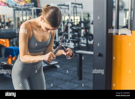Medium Indoor Shot Of Strong Determined Caucasian Skinny Girl In Her
