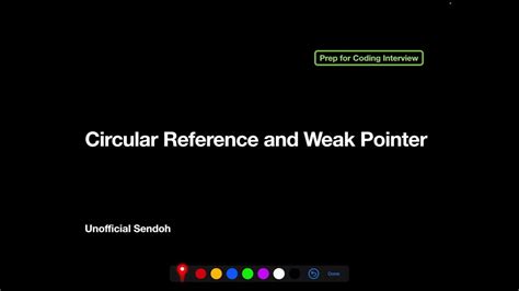 Circular Reference And Weak Pointer C Youtube