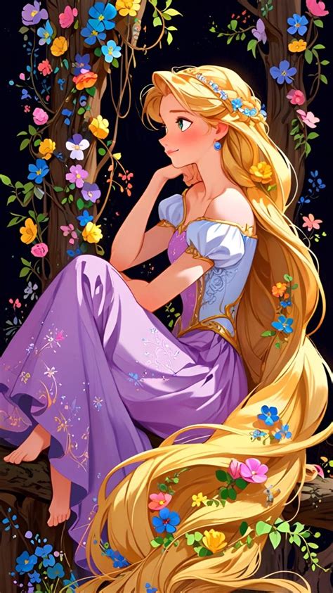 Rapunzel Disney Wallpaper Disney Princess Art Rapunzel