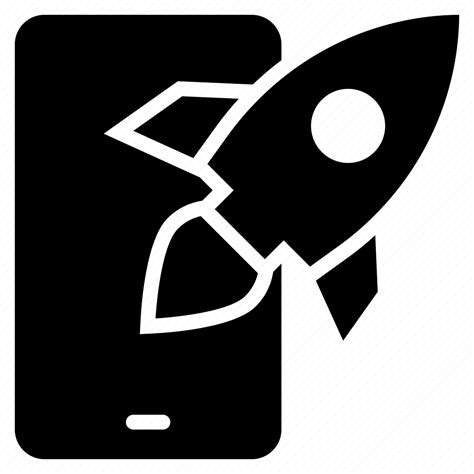Mobile Contact Rocket Launch Startup Icon Download On Iconfinder
