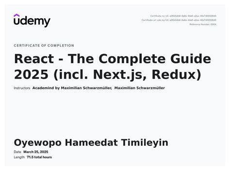 Udemy Onlinecourse Learningjourney Codingjourney Frontenddeveloper