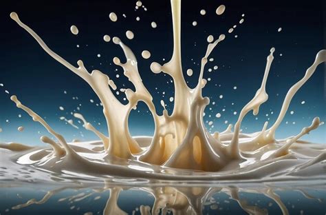 Premium Photo Highheight Milk Pour Splash