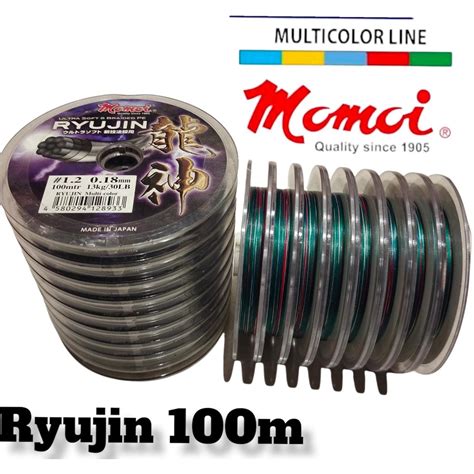 Jual Senar Pe Braid Momoi Ryujin 100m Warna Multicolor Connecting