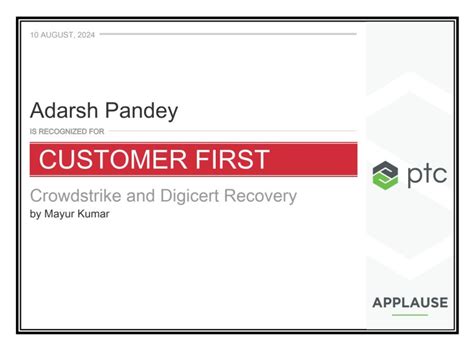 Adarsh Pandey On Linkedin Recognized Recognition Manager Team Opportunities Appreciation