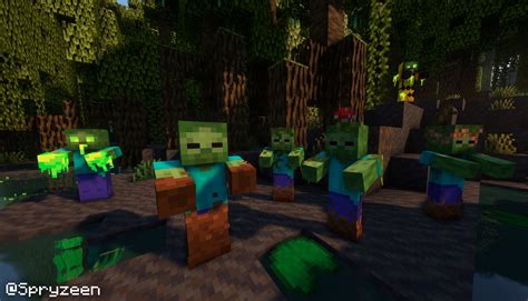 Spryzeens Zombie Variants Minecraft Resource Packs Curseforge