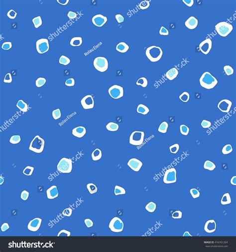 Uneven Specks Spots Blobs Seamless Pattern Stock Vector Royalty Free 416761264 Shutterstock