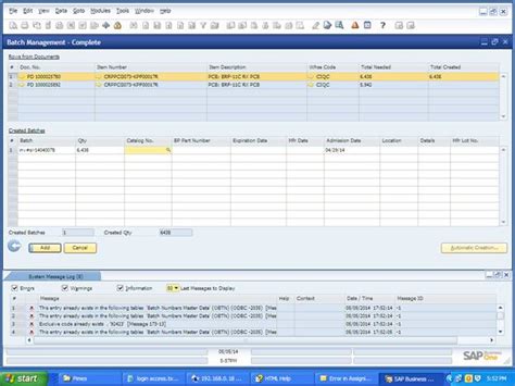 The Entry Already Exists In The Following Tables Sap Community