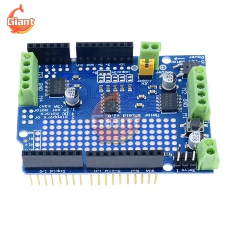 iic i2c tb6612 mosfet léptetőmotor pca9685 pwm szervohajtás shield v2