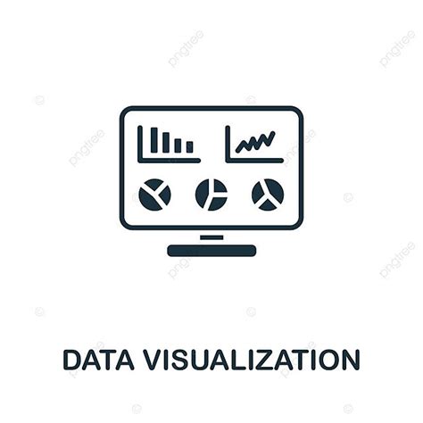 Monochrome Simple Line Data Science Icon For Templates Web Design And