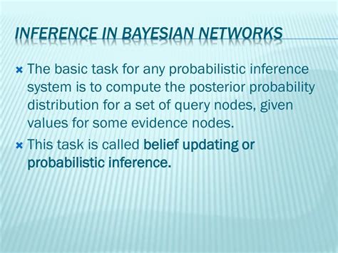Ppt Understanding Bayesian Networks Inference Methods Powerpoint