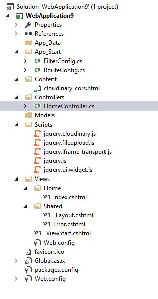 Mvc Jquery Cloudinary Plugin Doesnt Initiate Automatic Uploading Stack Overflow
