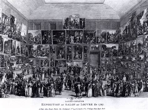 Exposition Au Salon Du Louvre En 1787 By Martini Pietro Antonio
