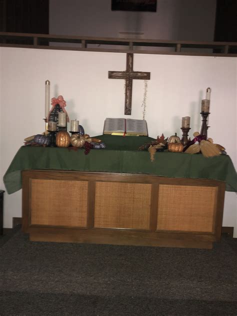 Fall Altar During Ordinary Time