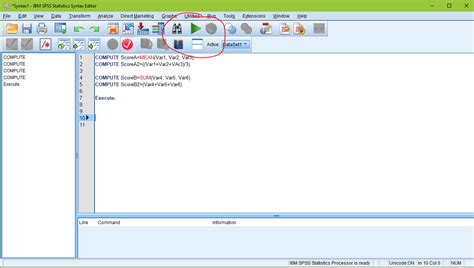 Whats That Button Do Using Spss Syntax Statistics Solutions