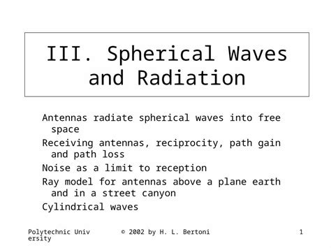 Ppt 04 Spherical Waves Dokumentips