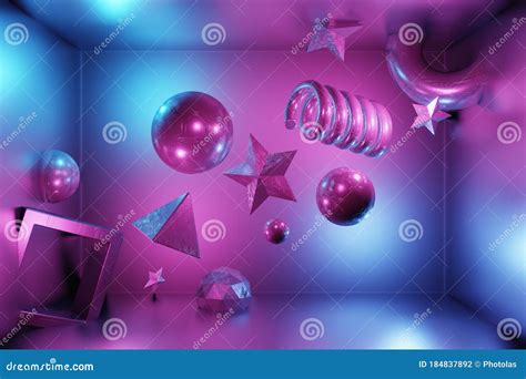 3D Rendering Abstract Art Sci Fi Background The Simple Form Of A Ball