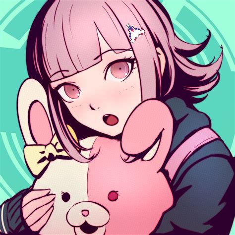 Nanami Chiaki And Monomi Danganronpa And More Drawn By Qosic Danbooru