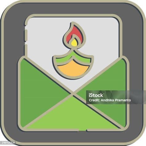 아이콘 인사말 카드입니다 디왈리 축하 요소 엠보싱 스타일의 아이콘 인쇄물 포스터 로고 장식 인포그래픽 등에 적합합니다 개념에 대한 스톡 벡터 아트 및 기타 이미지 Istock