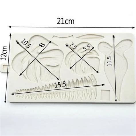 قیمت و خرید قالب شکلات مدل مالد فوندانت طرح مولد برگ پاییزی و استوایی مجموعه 3 عددی