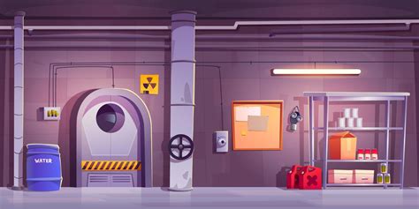 Underground Bunker Interior Design 21494044 Vector Art At Vecteezy