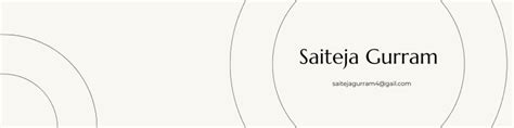 Saiteja Gurram Aspiring Machine Learning Engineer Python • Data Analysis • Deep Learning