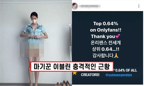 이블린 승무원 룩북 논란 근황 얼굴 공개 짤 키
