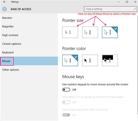 How To Change Mouse Pointer Size And Colour In Windows