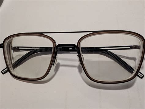 Gabriel Aviator Progressive Glasses Brownblack Metal Mens