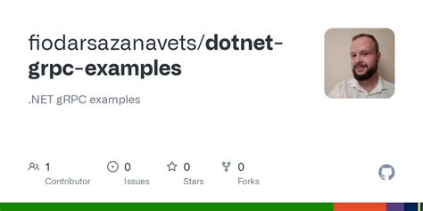 Github Fiodarsazanavetsdotnet Grpc Examples Net Grpc Examples