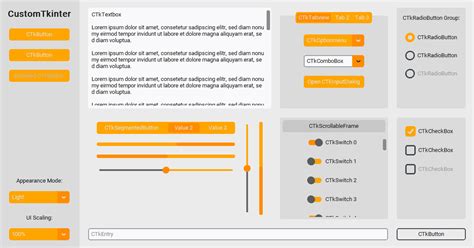 Github A13xectkthemespack Customtkinter Theme Palettes