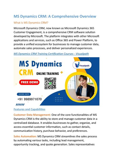 Ppt Microsoft Dynamics Crm Training Ms Dynamics Crm Training