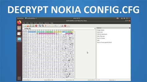 Decrypt Nokia Router Backup Configuration File Youtube