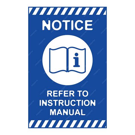 Premium Vector Refer To Instruction Manual Flat Symbol