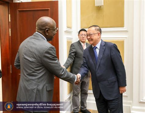 ឯកឧត្តមសន្តិបណ្ឌិត ម៉ៅ ច័ន្ទតារា ទទួលជំនួបពិភាក្សា និងការចូលសម្តែងការគួរសមរបស់លោក Africa Olojoba