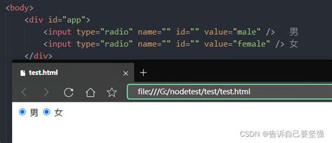 html之input表单中的radio单选框 html 怎么设置只能选一个 csdn博客