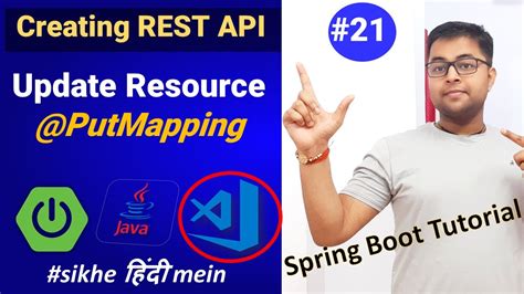 Putmapping Updating The Resource Creating Api Using Spring Boot Spring Boot Tutorial Youtube
