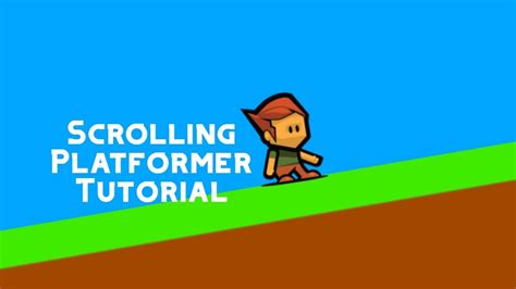 How To Make A Scrolling Platformer Youtube