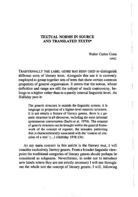 Pdf Textual Norms In Sourceand Translated Texts … · Textual Norms In Source And Translated