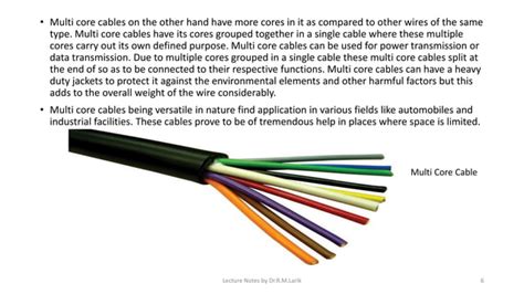 Single Core And Multi Core Cables Pdf Computer Networking Computing